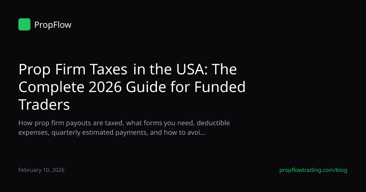 Prop Firm Taxes in the USA: The Complete 2026 Guide for Funded Traders ...